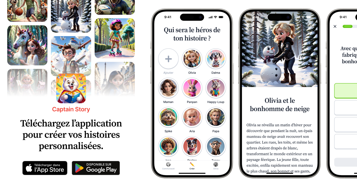 Captain Story | Histoires pour enfants personnalisées